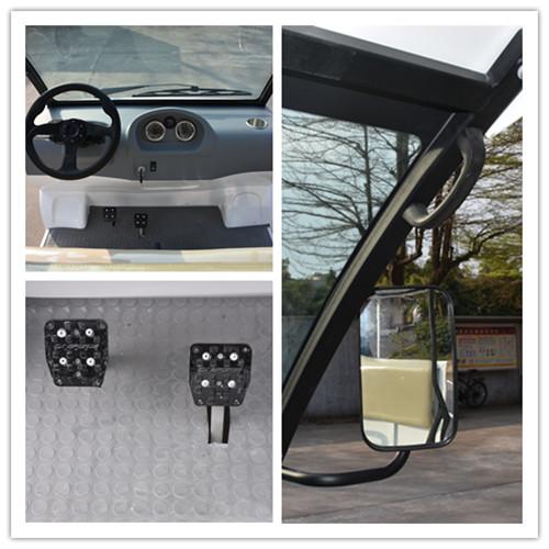 Customized Enclosed Electric Mini Cargo Vans With 2 Passenger CE ...