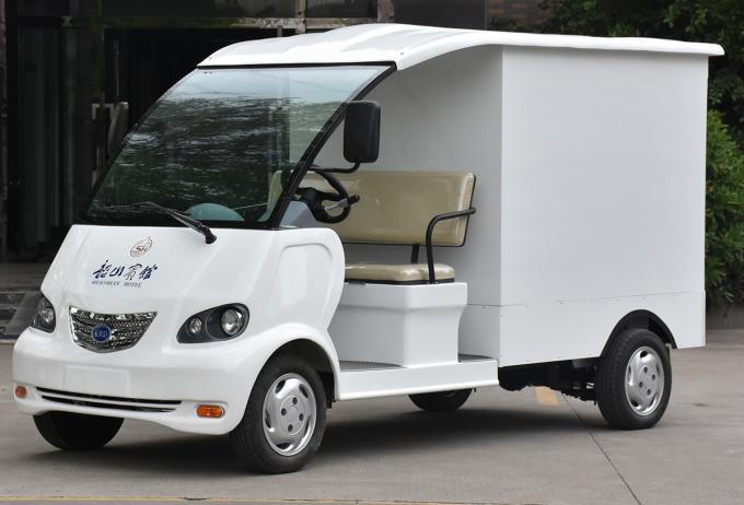 Small Dimension 48V / 4kW Electric Cargo Van With Enclosed Container