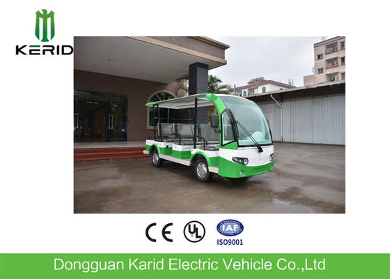 Battery Operated 4 Wheel Electric Shuttle Bus 48V Motor For Public Area ...