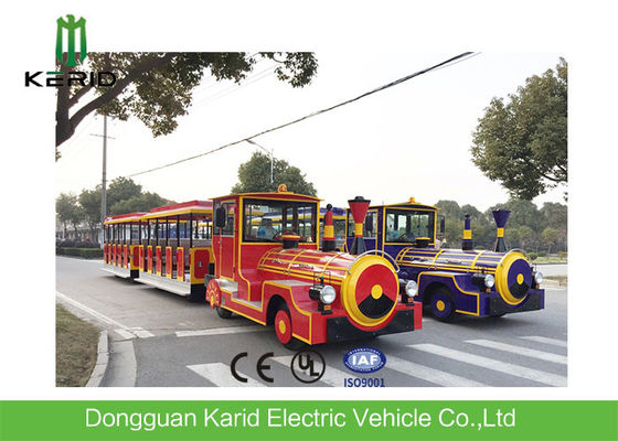 DC Motor 42 Seater Electric Trackless Train For Amusement Park ...