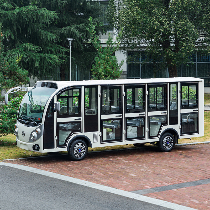 Affordable Price 72V AV Controller Electric Mini Bus Enclosed 14 Seater ...