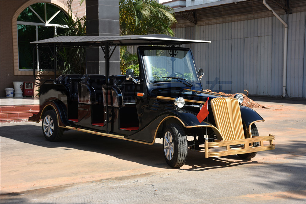 Electric Eight Seater Golf Cart For Villas / Club , Smooth Driving ...