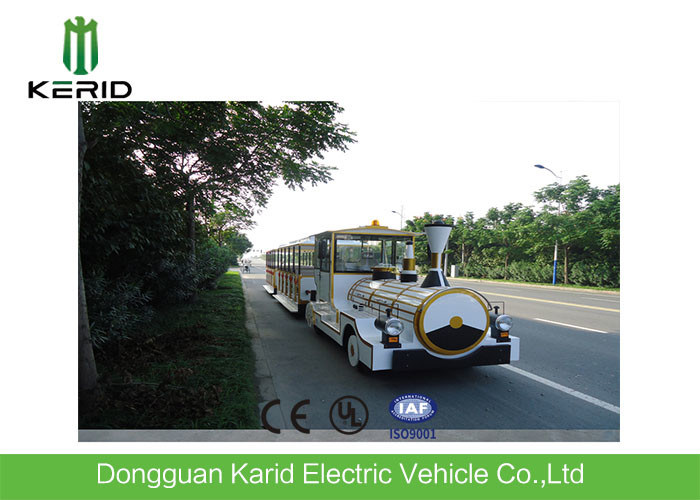 Mini Road Electric Trackless Train For Outside Using Customized Body Color