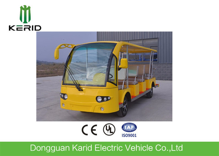 4 Wheel Electric Shuttle Bus Mini Electric Tourist Sightseeing Car With ...