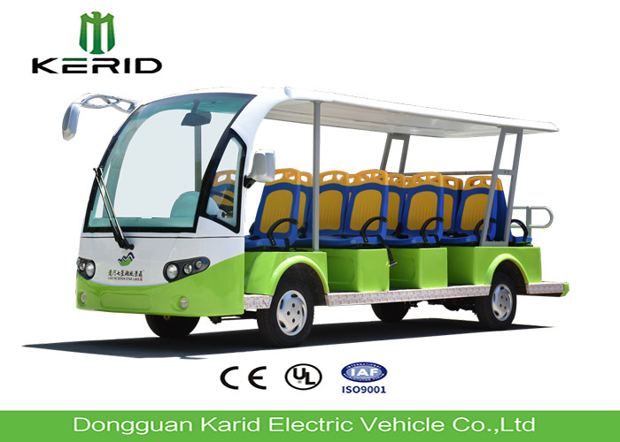 Multi Passenger Gelectric Shuttle Bus With 72V DC Motor Powered Easy ...