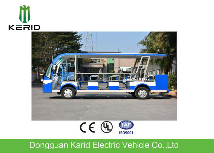 Battery Operated Electric Shuttle Bus / Electric Sightseeing Car 14 ...