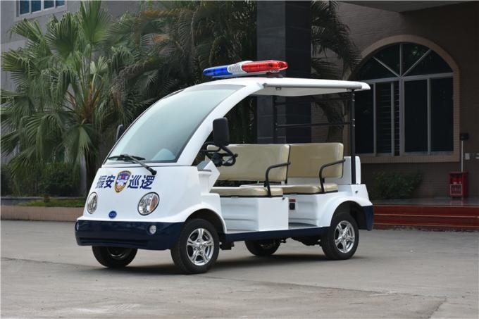 CE Standard 4 Seater Police Electric Security Patrol Vehicles 48V 4KW ...