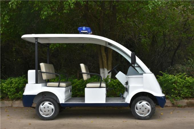 CE Standard 4 Seater Police Electric Security Patrol Vehicles 48V 4KW ...