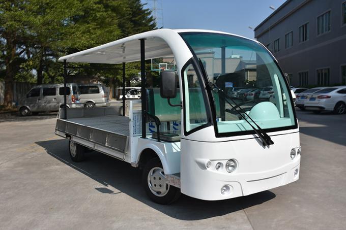 7.5kW 2 Person Electric Utility Cart Electric Cargo Bus With Heavy Payload